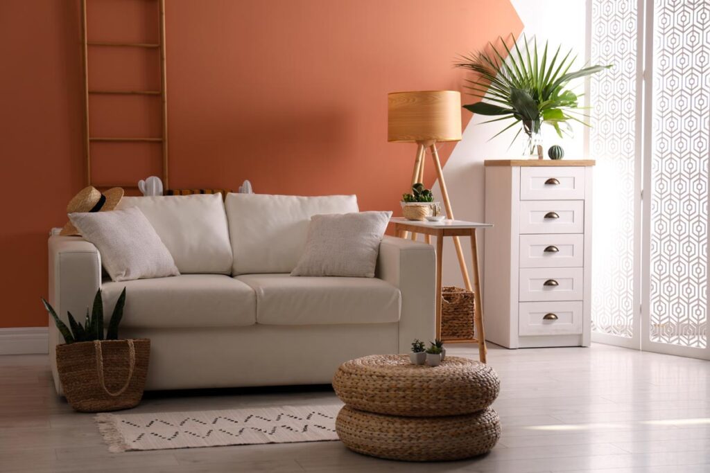 Pareti color pesca: idee e consigli per arredare casa