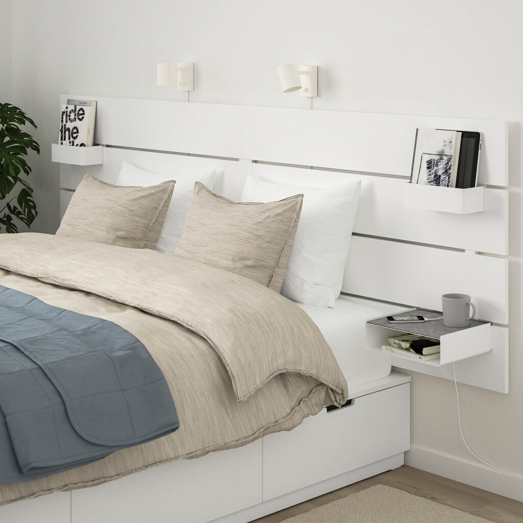 Una testata letto funzionale e design firmata IKEA: 5 idee di arredamento